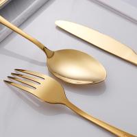 China 24pcs Hotel Wedding Cutlery Set with Contemporary Design Style and On-glazed Technique for sale