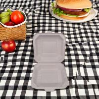 China Food Grade Convenient Rectangle Plastic Lunch Boxes with Lids Microwave Safe Stackable Trays for sale