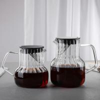 China Transparent CLASSIC Design Heat Resistant Glass Kettle for Water Lemon Tea or Coffee for sale