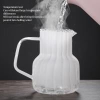 China Transparent CLASSIC Design Heat Resistant Glass Kettle for Water Lemon Tea or Coffee for sale