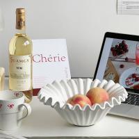 China Customized Logo Elegant Chic PET Plastic Salad Bowl for Kitchen Decor and Party Occasions for sale