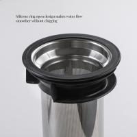 China High Borosilicate Glass Water Bottle 1L/1.4L for Portable Cold Brew Infusions for sale