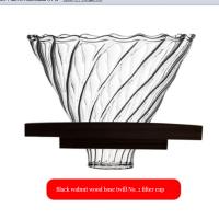 China Customized Size Modern Temperature Resistant Coffee Dripper Stand Filter Paper Holder for sale