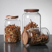 China Modern Classic Kitchen Large Glass Jar for Freshness Preservation Food Storage Party for sale
