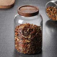 China Modern Classic Kitchen Large Glass Jar for Freshness Preservation Food Storage Party for sale