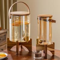 China Unisex Pressing Type Glass Dispenser Trendy 7000ml Capacity for Lemon Juice Tea and More for sale