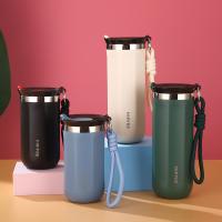 China Customized Logo 350ml 450ml Stainless Steel Coffee Mugs Portable for Office and Camping for sale