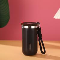 China Customized Logo 350ml 450ml Stainless Steel Coffee Mugs Portable for Office and Camping for sale