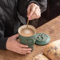 China Large Capacity Coffee Cup for Office Reception Business Gifts Sanxingdui Cultural Cup for sale