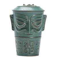 China Large Capacity Coffee Cup for Office Reception Business Gifts Sanxingdui Cultural Cup for sale