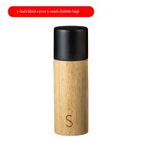 China Pepper Mill Handcrafted 7-Inch Oak Wood Salt and Pepper Mills with Adjustable Grinder for sale