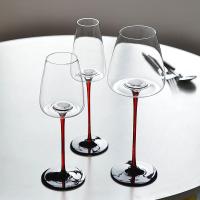 China WINE GLASS Hand Blown Europe-Style Colored Stemmed Crystal Glass Wine Glasses for Present for sale