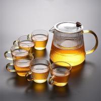 China Stylishly Classic High Borosilicate Glass Water Jugs-500ml/800ml/1000ml for Purposes for sale