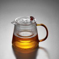 China 500ml/800ml/1000ml Large Capacity Glass Tea Pot with Heat Resistance and Classic Design for sale