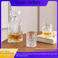 China Lead-Free Crystal Decanter and Classic Rock Style Whiskey Glasses with Customized Logo for sale