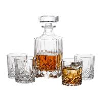 China Home Hotel Restaurant Design Style Classic Lead-Free Crystal Decanter for Rock Whiskey Drinks for sale