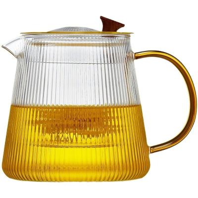 China Stylish Classic Design High Borosilicate Glass Milk Jugs with Heat Resistant Handle for sale