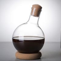 China Whisky Wine Decanter Hand-Blown Borosilicate Glass Wine Dispenser for Red Wine Bar Sets for sale