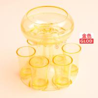 China Production Wine Dispenser Cup 6 Shot Glass Dispenser for Whisky Connoisseurs for sale
