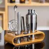 China Stainless Steel Cocktail Bartender Tool Kit for Home Bartending and Customized Color for sale