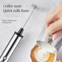 China Korean Style Mini Handheld Stainless Steel Milk Frother for Coffee Tea Stocked Feature for sale