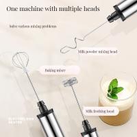 China Multifunctional Italian Electric Milk Frother with Rechargeable Battery-Modern Design for sale