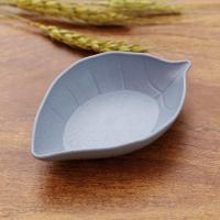 China Leaf Wheat Straw Design Luxury Japanese Cutlery Soy Sauce Plate for Party Fitting for sale