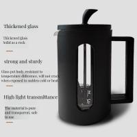 China CLASSIC Design 600ml Ceramic French Press Perfect for Enjoying Coffee Tea Set at Home for sale