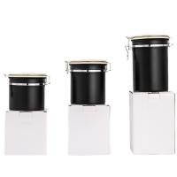 China Food Storage Package Modern 304 Stainless Steel Coffee Can with Breathable Preservation for sale