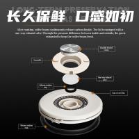 China Food Storage Package Modern 304 Stainless Steel Coffee Can with Breathable Preservation for sale