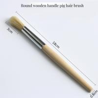 China Boar Hair Bristle Beard Brush for Men Custom Wood Logo Pcs Package Handle Wood Material Brush for sale
