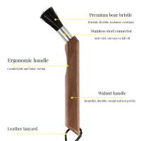 China Long Handle Double Bath Dry Brush for Super Markets Custom Double Nylon Boar Wood Brush for sale