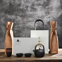 China Retro Design Style Gift Box Coffee Set with Waterproof Hand-brewed Coffee Pot Set for sale