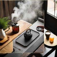 China Modern Fashionable Ceramic Tea Cups with Wood Saucer and Wooden Handle Coffee Cup Set for sale
