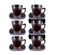 China Simple Design Ceramic Porcelain Coffee Cup and Saucer Set for Home Decoration for sale