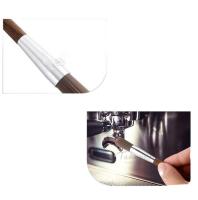 China Barista Kitchen Hand Vintage-Style Coffee Grinder Cleaning Brush with Wooden Handle for sale