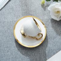China Release Arabian Design Ceramic Coffee Cups for Coffee Shops Customized Logo for sale