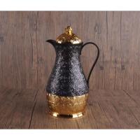 China Home Decor Glass Ceramic Creative Coffee Cup Saucer Pot Set with Europe Design Style for sale