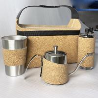 China Outdoor Travel Bag Gifts Box Packaging Grinder Pot Kettle Pour Over Coffee Maker Set for sale