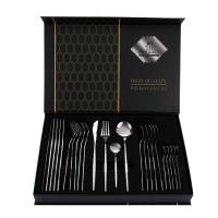 China 101 Stainless Steel Flatware Sets for Direct Hotel Nordic Spoon Fork Knife Set Gold/Sliver for sale