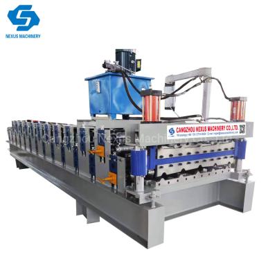 China AG/Pbr Roofing Sheet Making Machine Rollformer Double Layer Roll Forming Machine for sale