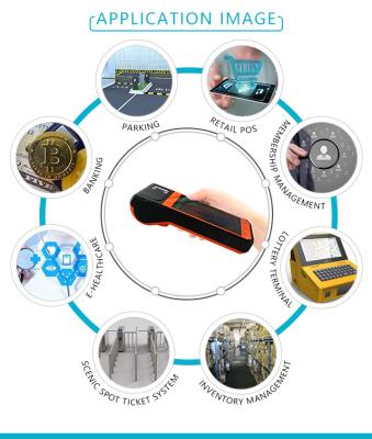 China Rugged Android ISO7816 NFC POS Thermal Printer Fingerprint Handheld Terminal FP09 HFSecurity for sale