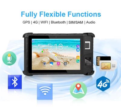 China HF-FP08 Touch Screen Rugged Waterproof Handheld Terminal PC with Fingerprint Reader for sale