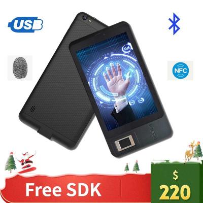 China Cost effective 7 inch Android Mobile Wireless Biometric Device with Fingerprint Handheld Terminal for sale
