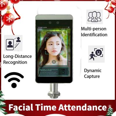 China RA08 New China arrival 8 INCH Android IP64 Dual Camera Facial Recognition Access Control for sale
