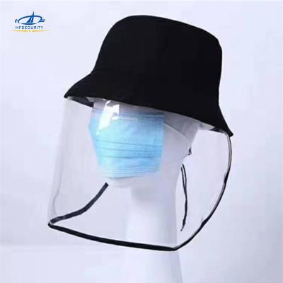 China 2020 Epidemic Custom Adult Kid Removable Virus Face Mask Sun Bucket Hat Anti Virus Protection Hat for sale