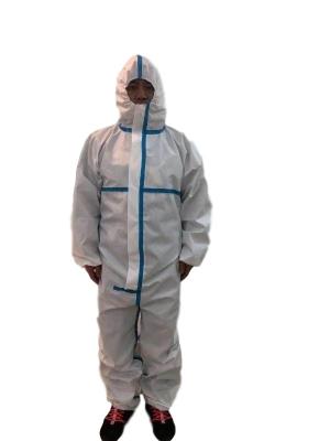 China Disposable Protective Suit Anti-Dust Isolation Clothing Coverall Uniforms Ventilation Against Infeetion Isolation for sale
