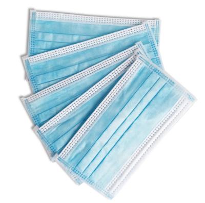 China 2020 Epidemic Protection 3 Layer Non-woven Fabrics  Anti Dust Flu Disposable Protective Face Mask for sale