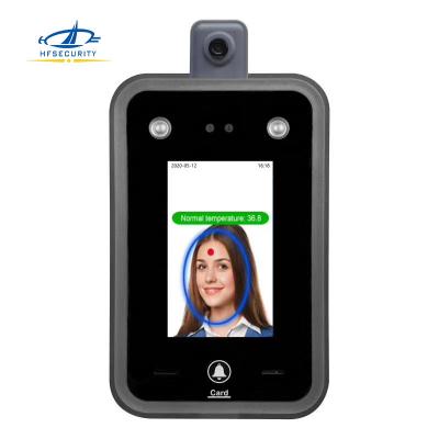 China HFSecurity RA06T Color Camera Body Temperature Camera Thermometer Biometrics Face Recognition Attendance For Employee for sale