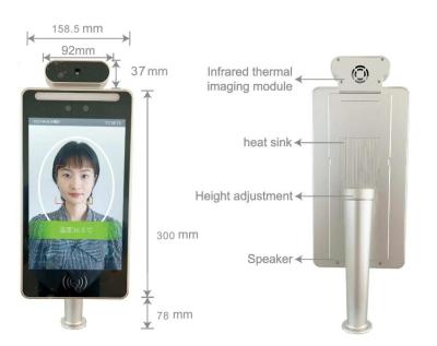 China HFSecurity RA10T 10.1 inch Face Recognition IP64 Waterproof for sale
